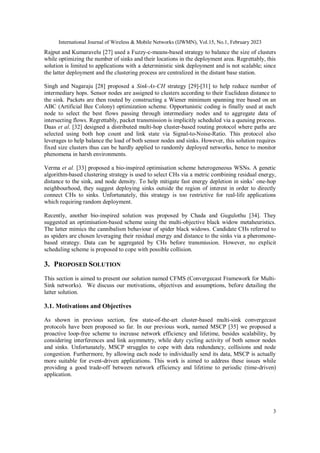 CFMS: A CLUSTER-BASED CONVERGECAST FRAMEWORK FOR DENSE MULTI-SINK WIRELESS SENSOR NETWORKS | PDF