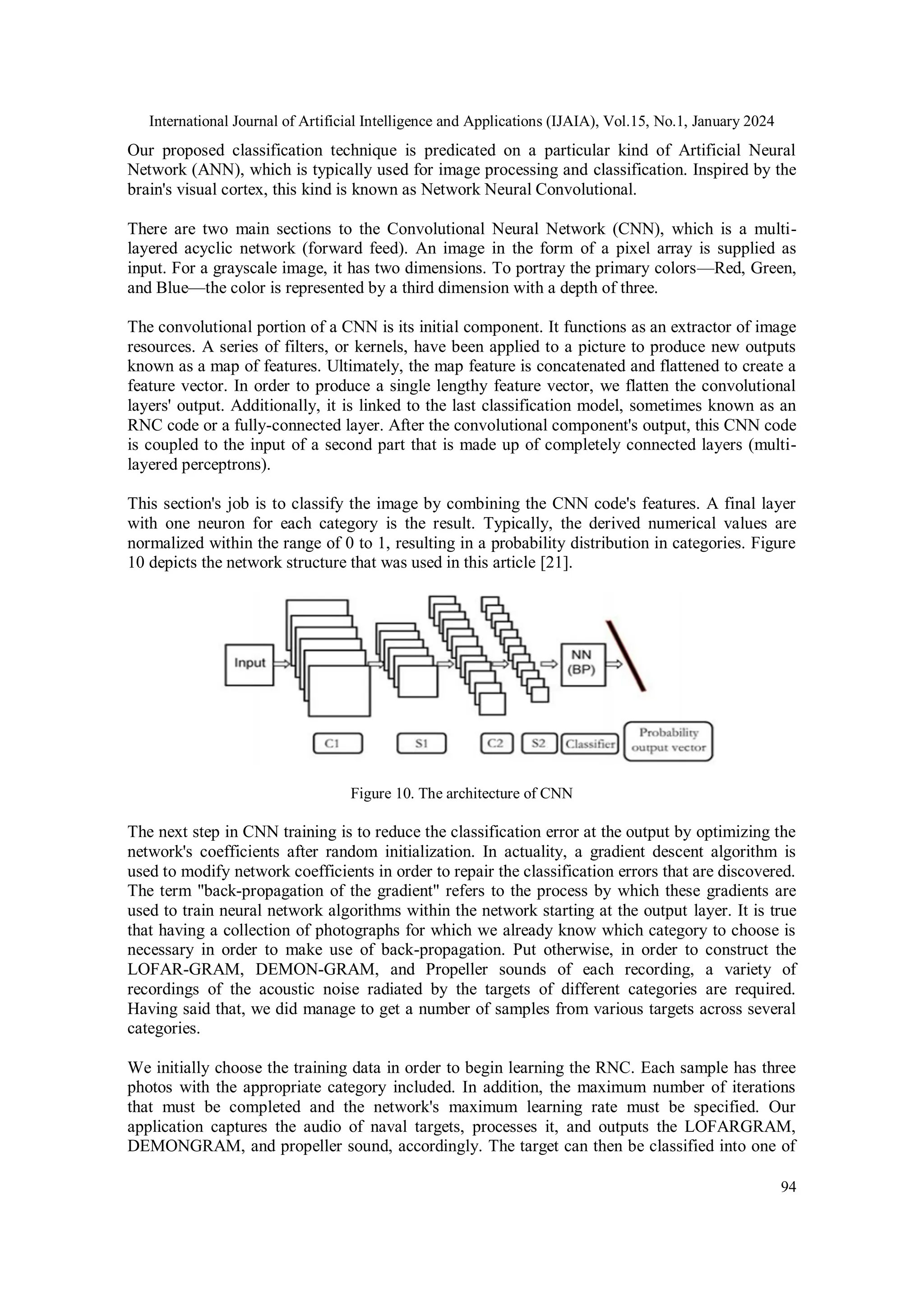 PASSIVE SONAR DETECTION AND CLASSIFICATION BASED ON DEMON-LOFAR ANALYSIS AND NEURAL NETWORK ...