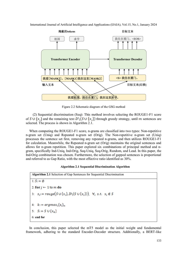 AN IMPROVED MT5 MODEL FOR CHINESE TEXT SUMMARY GENERATION | PDF ...
