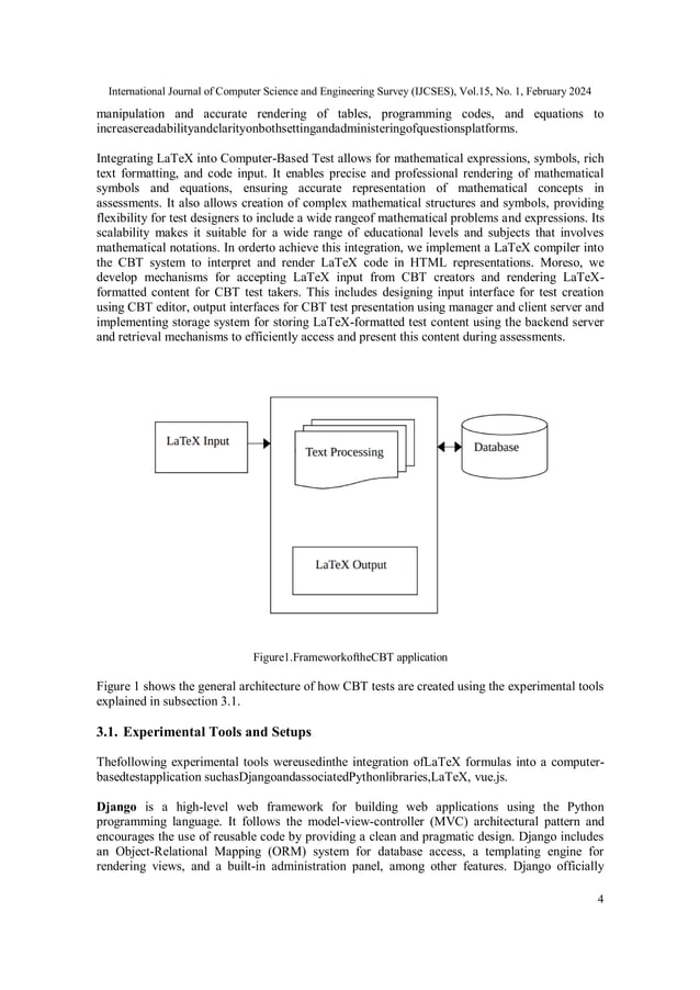 INTEGRATION OF LATEX FORMULA IN COMPUTER-BASED TEST APPLICATION FOR ...