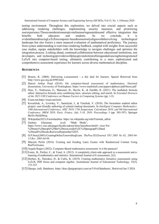 INTEGRATION OF LATEX FORMULA IN COMPUTER-BASED TEST APPLICATION FOR ...