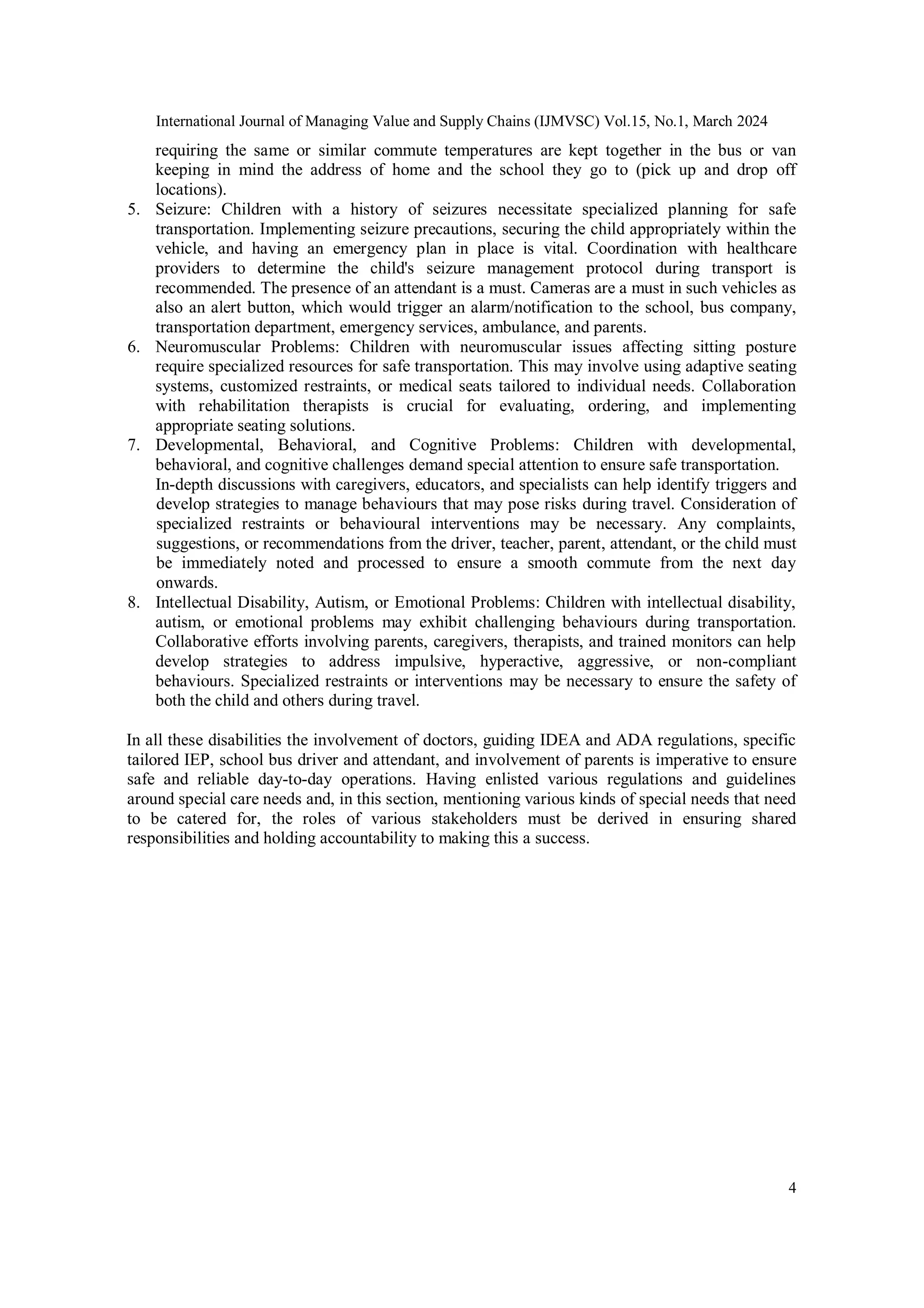 Safe and Inclusive School Bus Transportation System for Special Needs ...