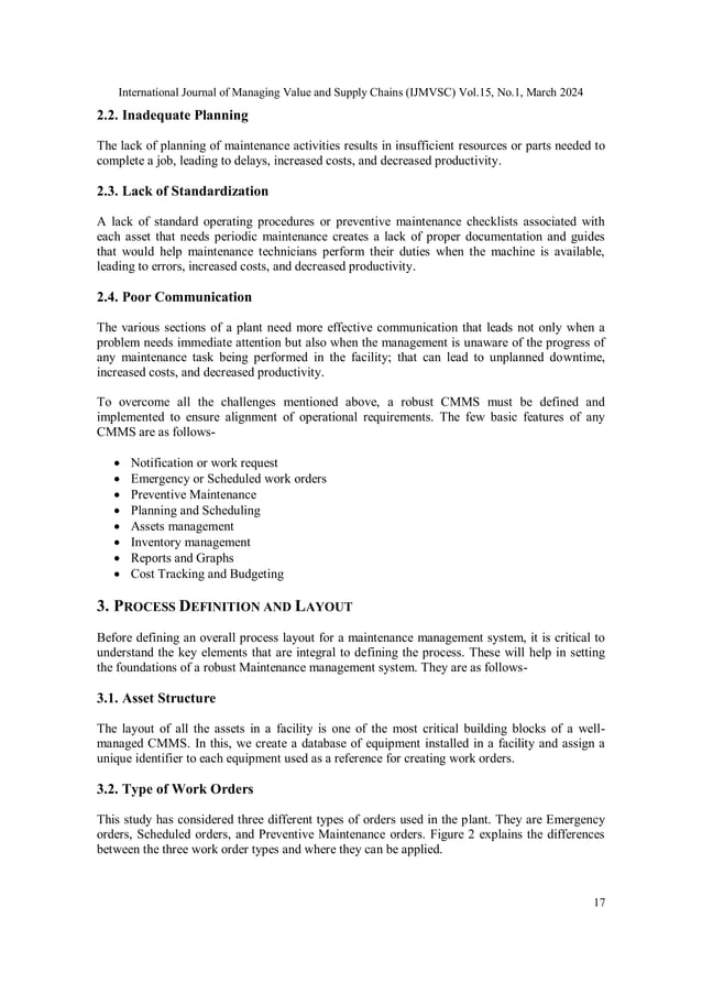 CMMS- Streamlining Maintenance management for Food and Beverage ...