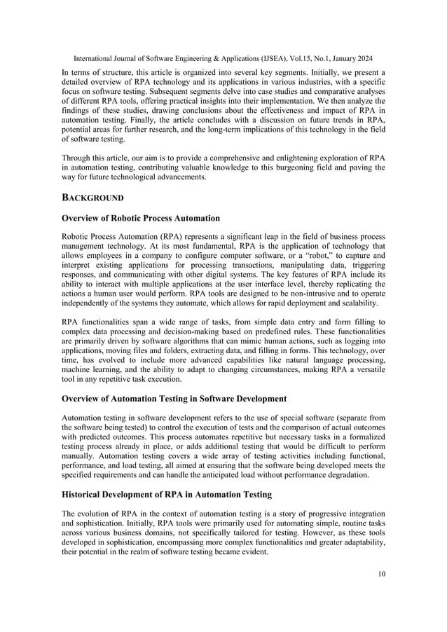 Robotic Process Automation Rpa Towards Automation Testing Pdf