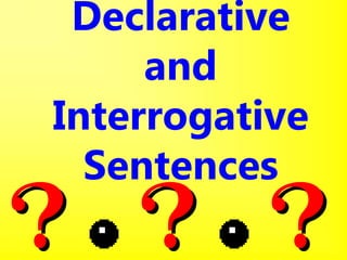 Declarative sentence | PPT