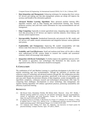 Exploring IoT and Machine Learning Integration for Soil Nutrients ...
