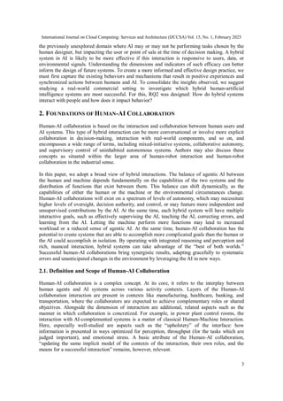 HUMAN-AI COLLABORATION: BALANCING AGENTIC AI AND AUTONOMY IN HYBRID SYSTEMS | PDF