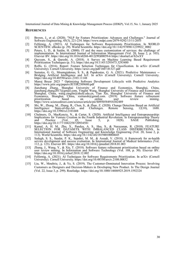 Ai And Ml Powered Feature Prioritization In Software Product Development Pdf
