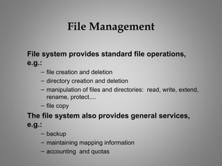 OS Components and Structure | PPT