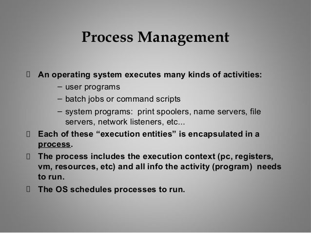 OS Components and Structure