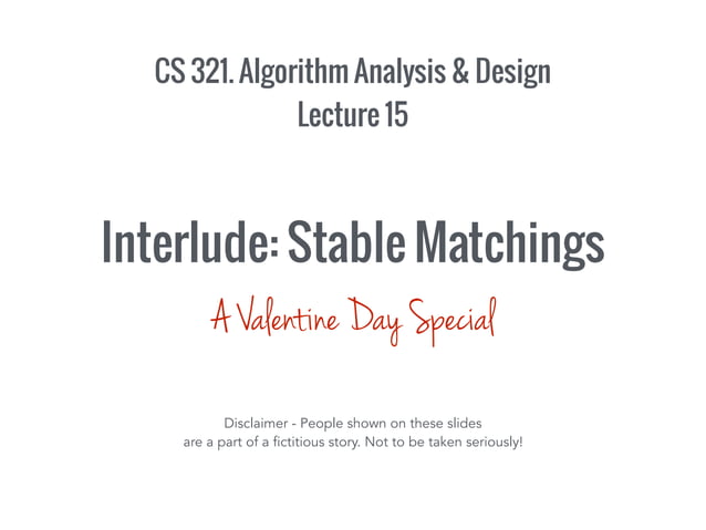 15 - 12 Feb - Stable Matchings | PDF