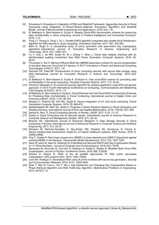 Modified RSA-based algorithm: a double secure approach | PDF