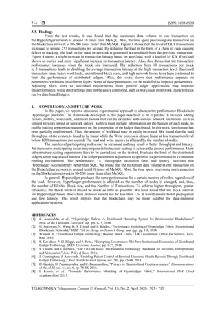 Benchmark and comparison between hyperledger and MySQL | PDF | Databases | Computer Software and ...