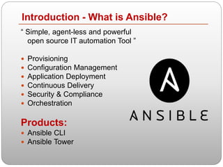 Ansible Introduction | PPT