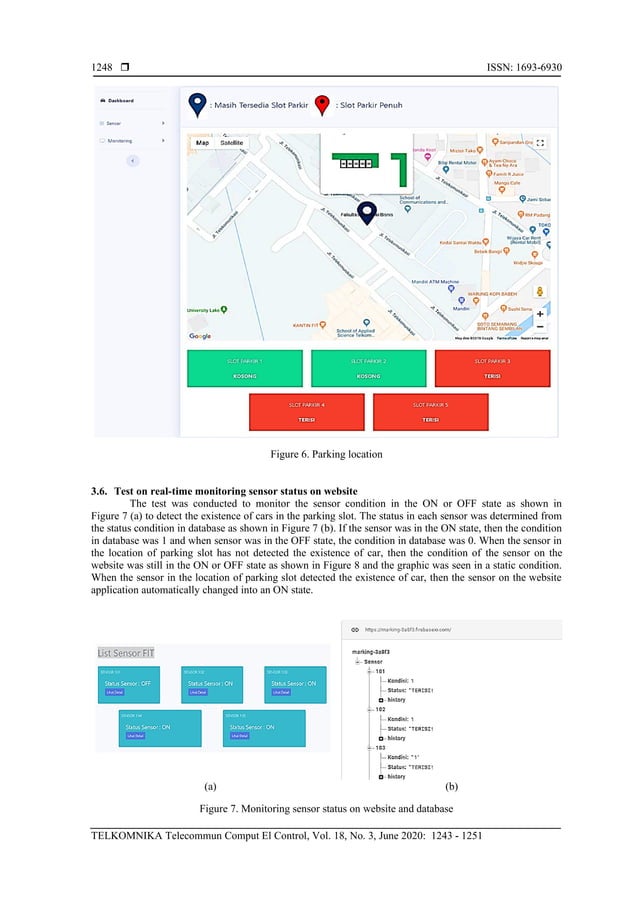 Smart parking management system using SSGA MQTT and real-time database ...