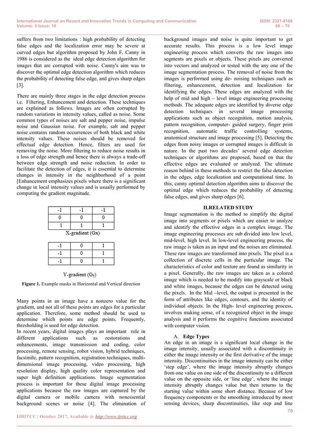 A Review On Edge Detection Algorithms In Digital Image Processing Applications Pdf