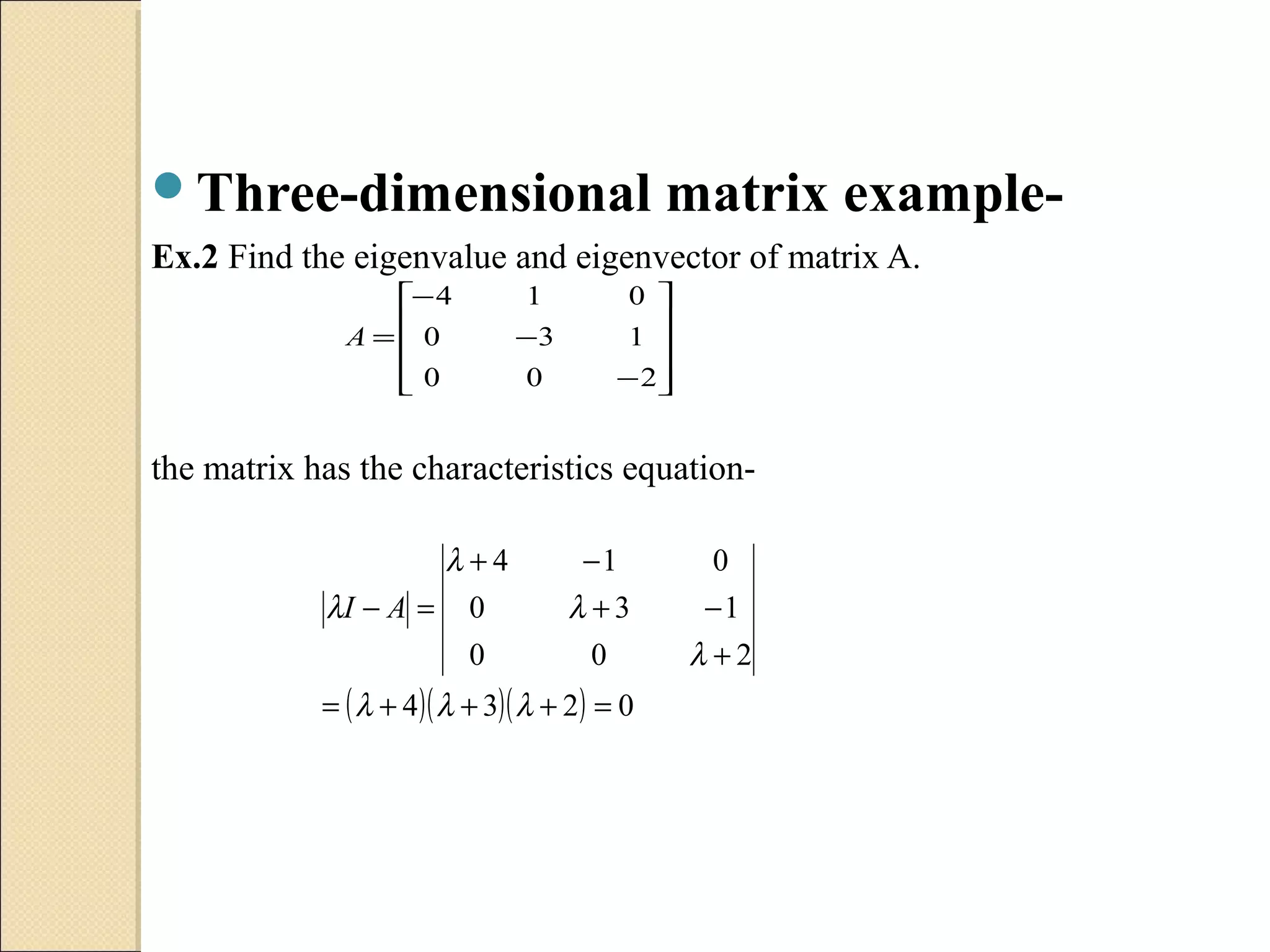 Eigenvalues and Eigenvectors | PPT