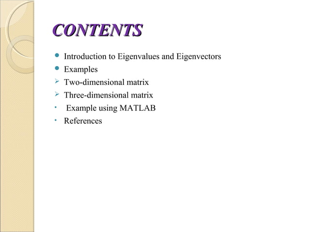 Eigenvalues and Eigenvectors | PPT | Physics | Science
