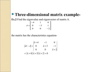 Eigenvalues and Eigenvectors | PPT
