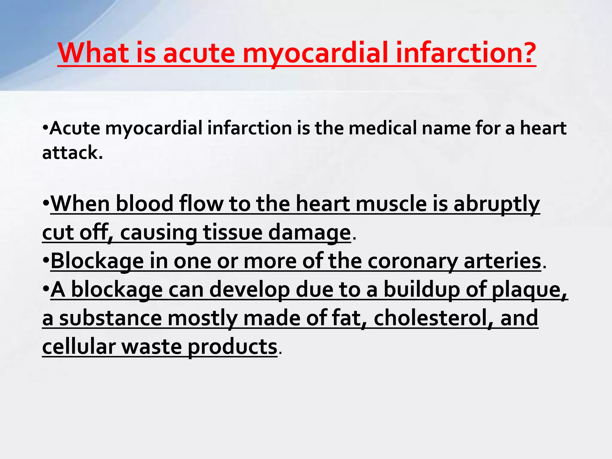 Points to Remember About Myocardial infarction | PPTX