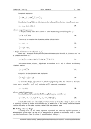 Nonlinear control strategy of single-phase unified power flow controller | PDF
