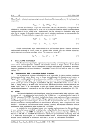 Power system operation considering detailed modelling of the natural ...
