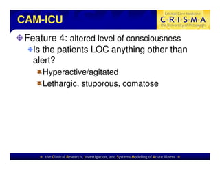 Patients Gone Wild: Agitation and Delirium in the ICU | PDF