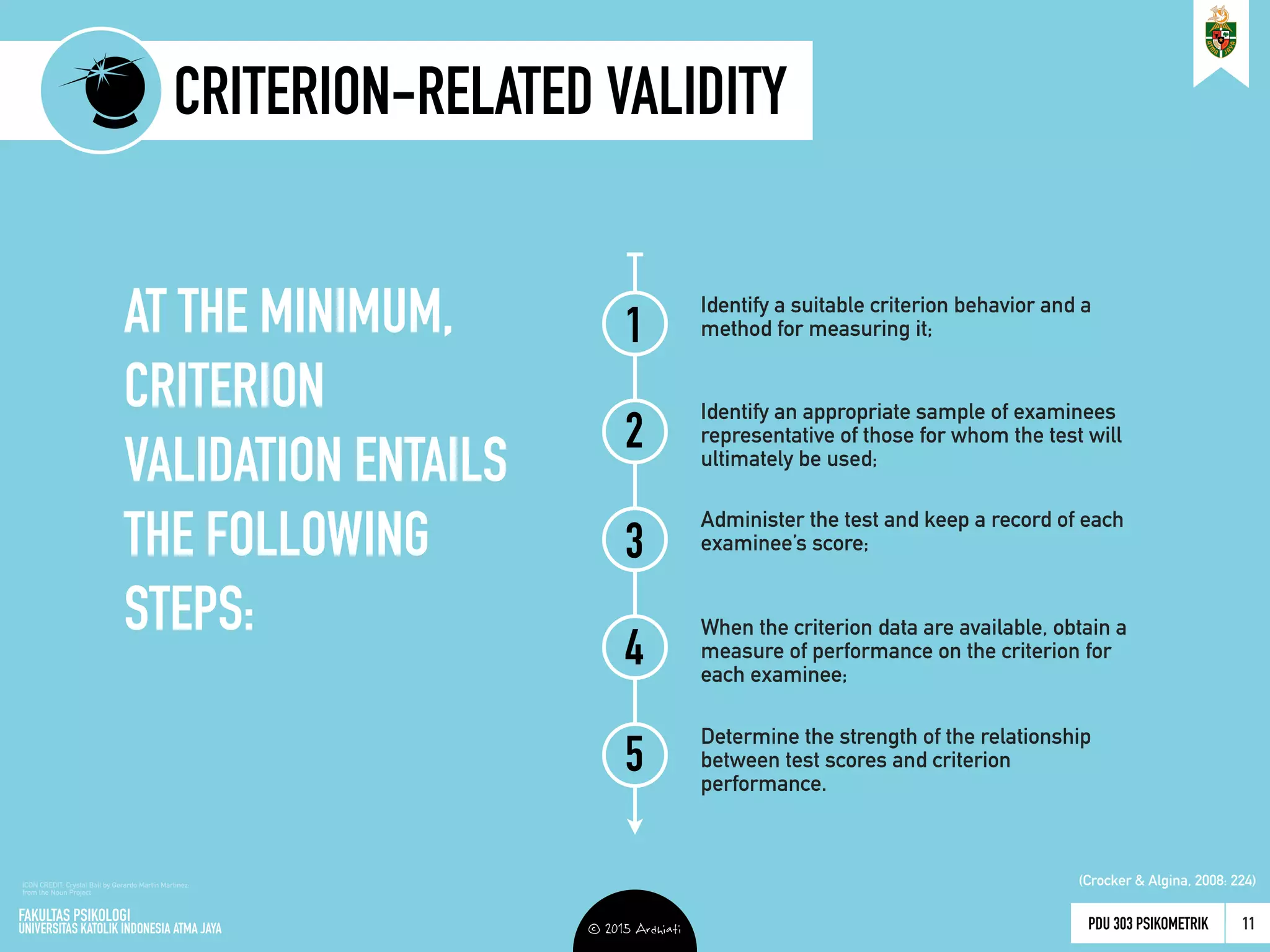 PDU 303 Psychometrics: Validity | PDF