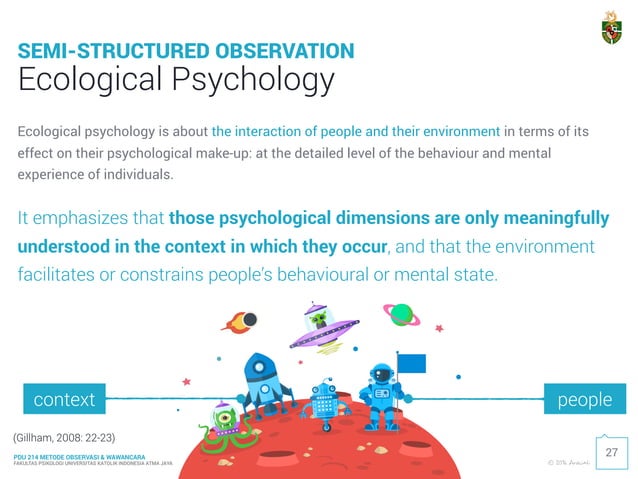 PDU 214 Methods of Observation & Interviewing: Introduction to ...