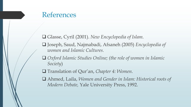 women in islam | PPTX