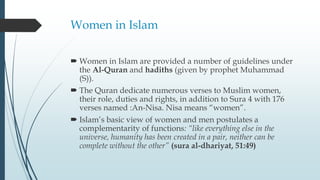 women in islam | PPTX