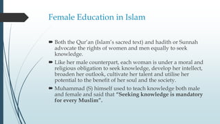 women in islam | PPTX