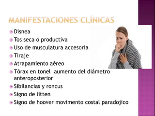 Síndromes respiratorios | PPTX