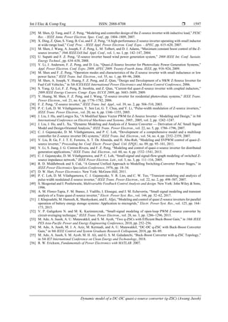 Dynamic model of A DC-DC quasi-Z-source converter (q-ZSC) | PDF