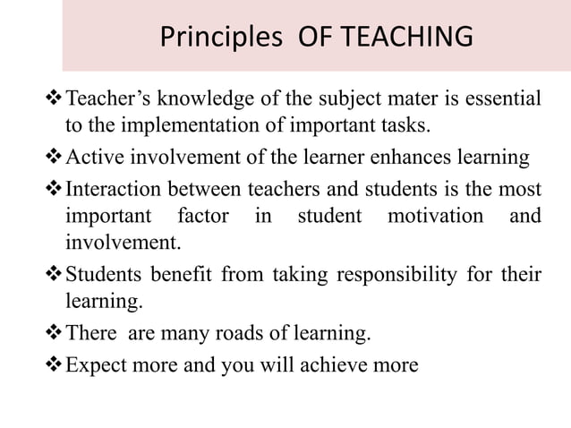 1517aitt principles of teachings | PPT