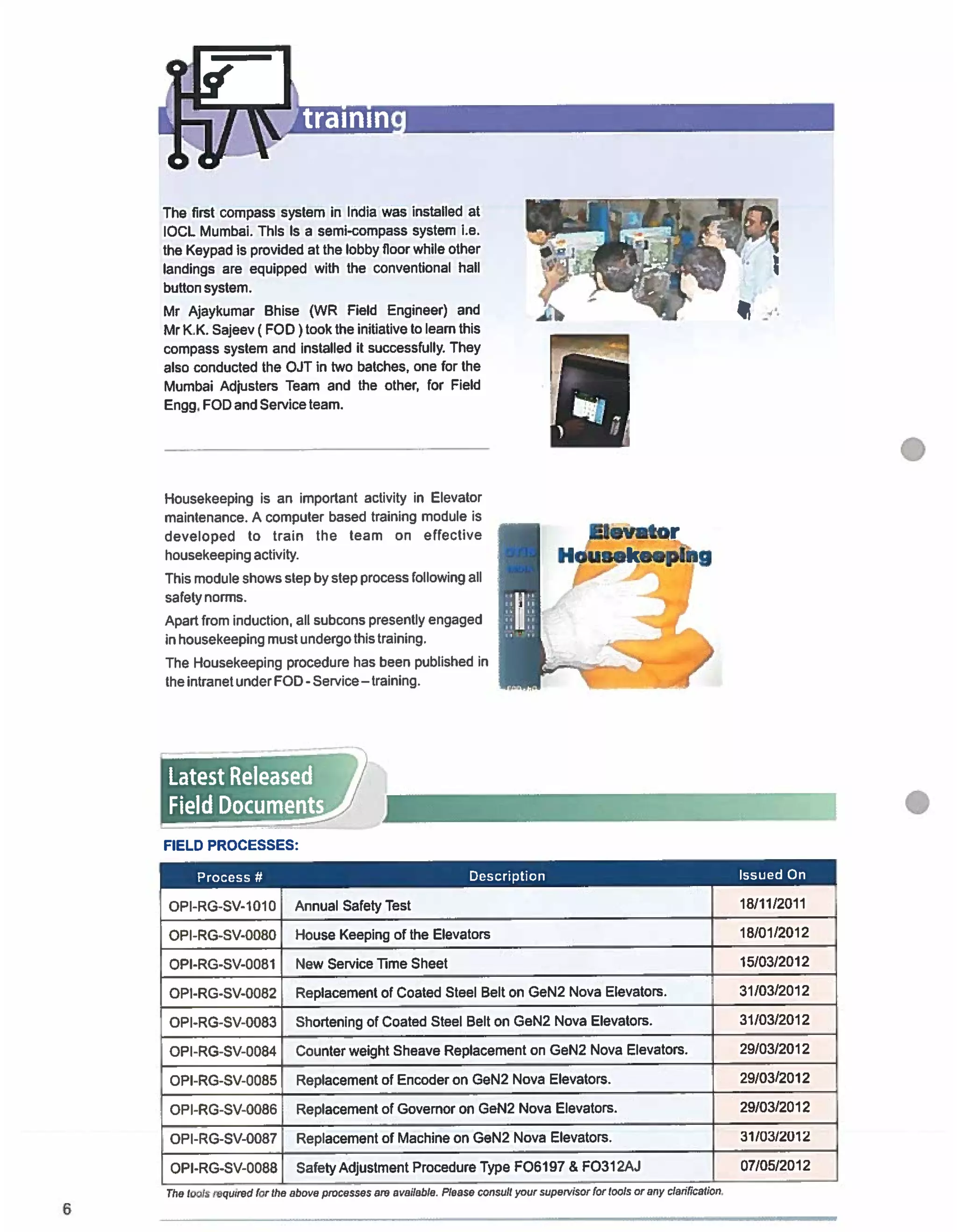 Front Line Leadership Installation of Compass System | PDF
