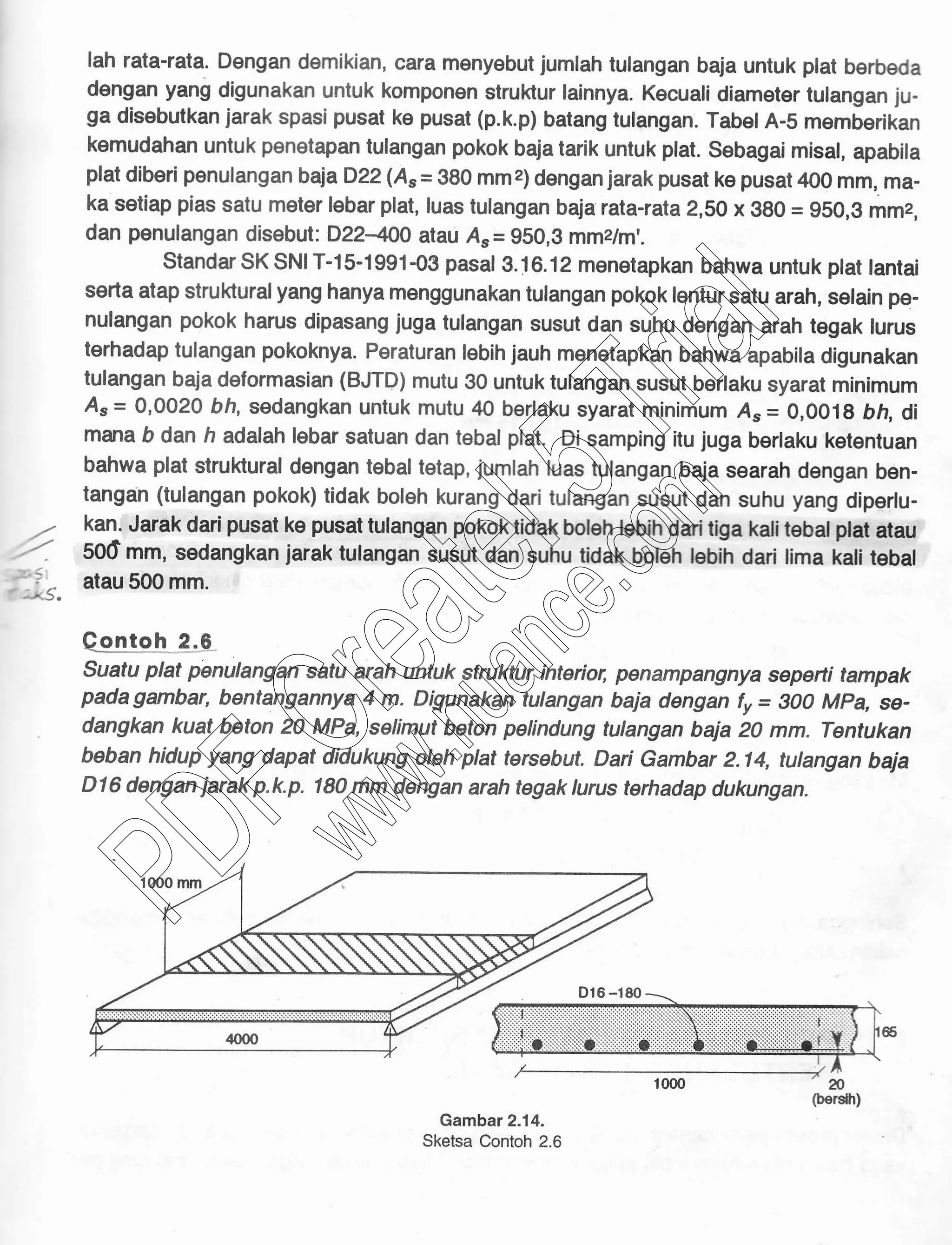 Contoh penyelesaian soal uas beton ii | PDF