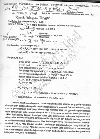 Contoh penyelesaian soal uas beton ii | PDF