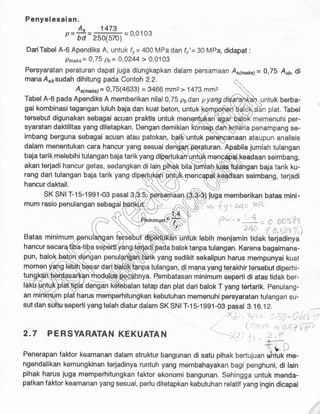 Contoh penyelesaian soal uas beton ii | PDF