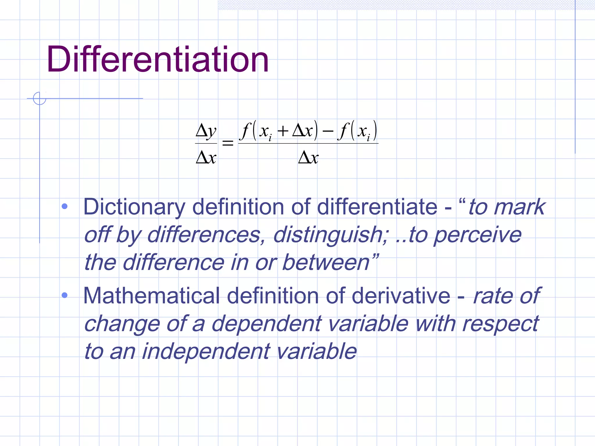 1519 differentiation-integration-02 | PPT | Physics | Science