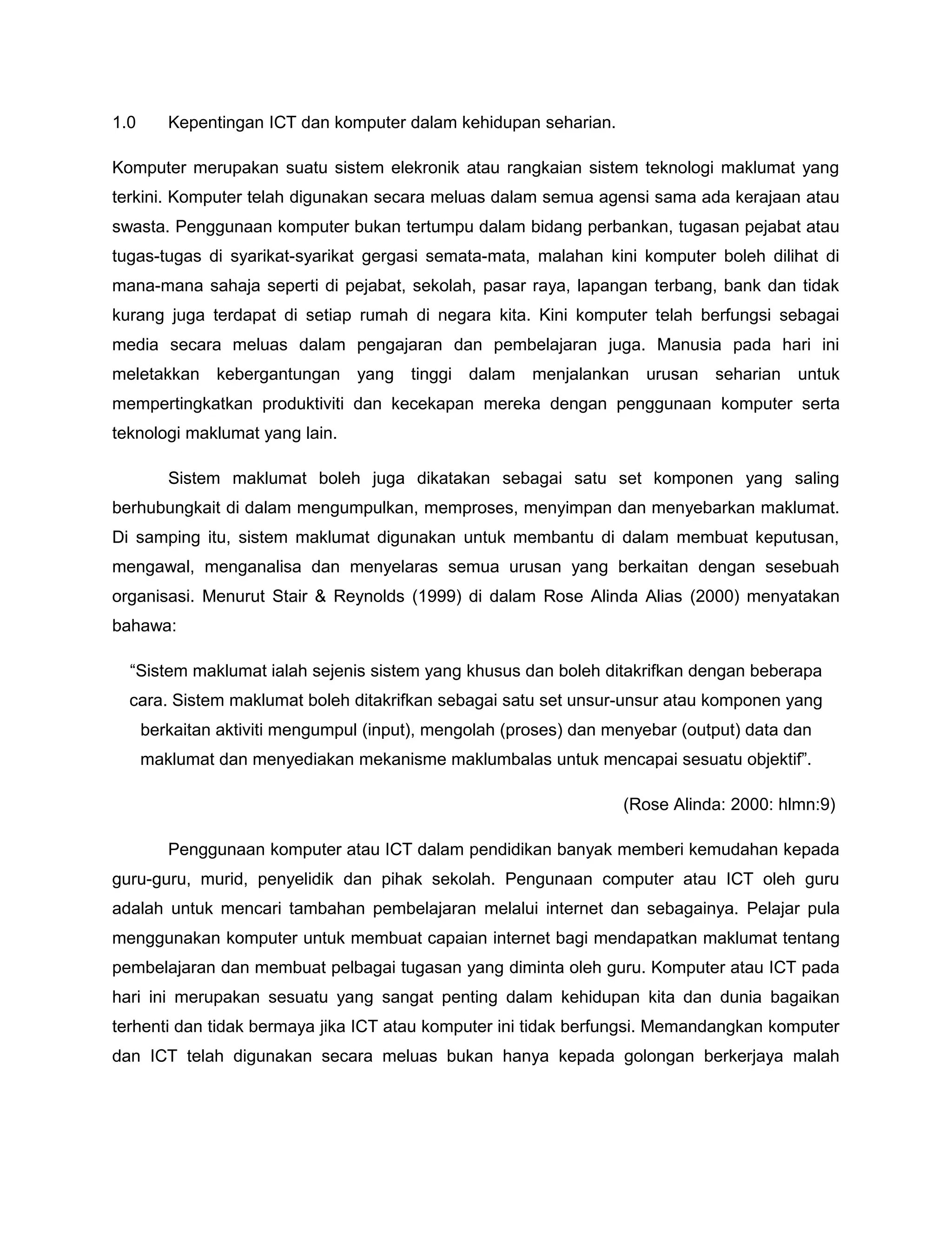 kepentingan-ict-dan-komputer-dalam-kehidupan-seharian | DOC