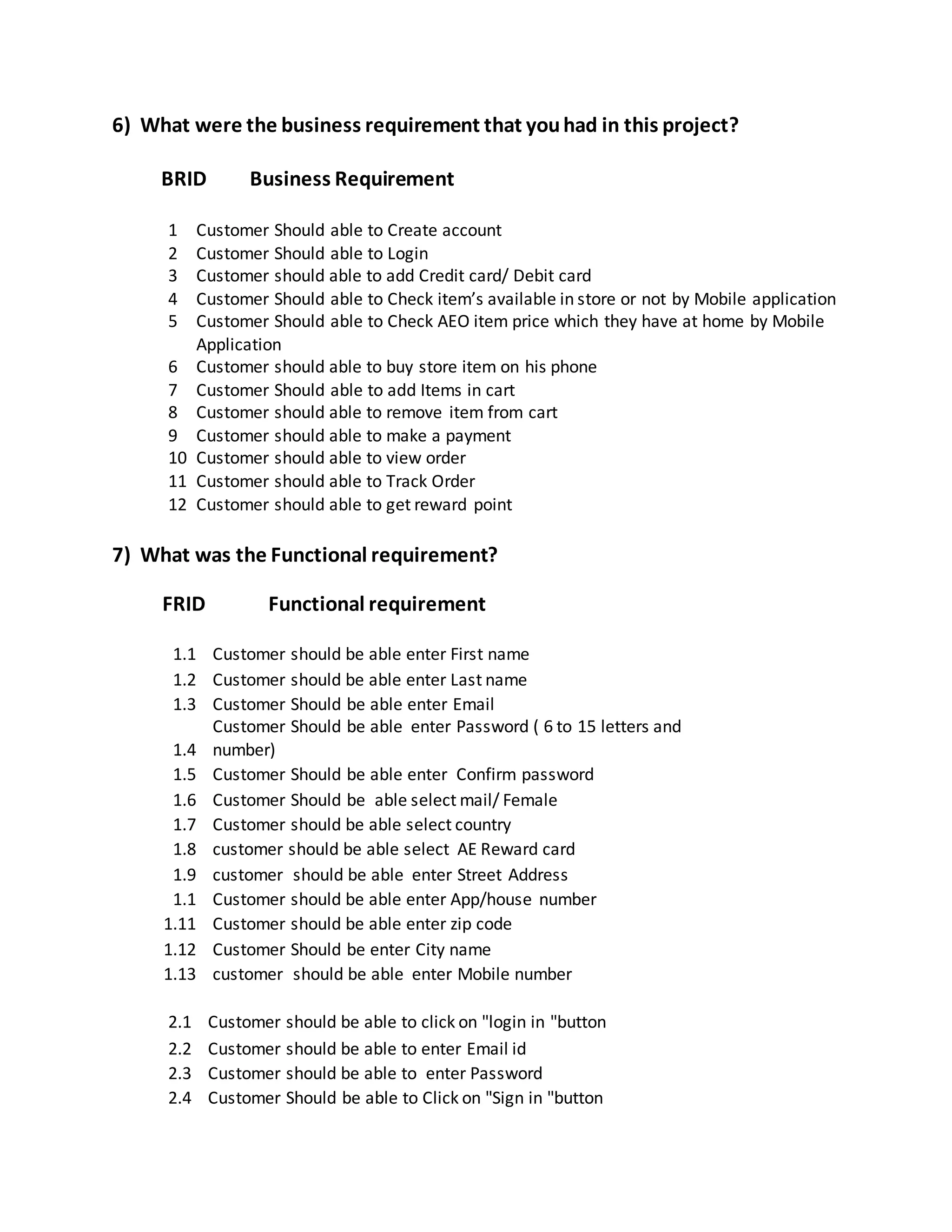 Project Write up for AEO | DOCX