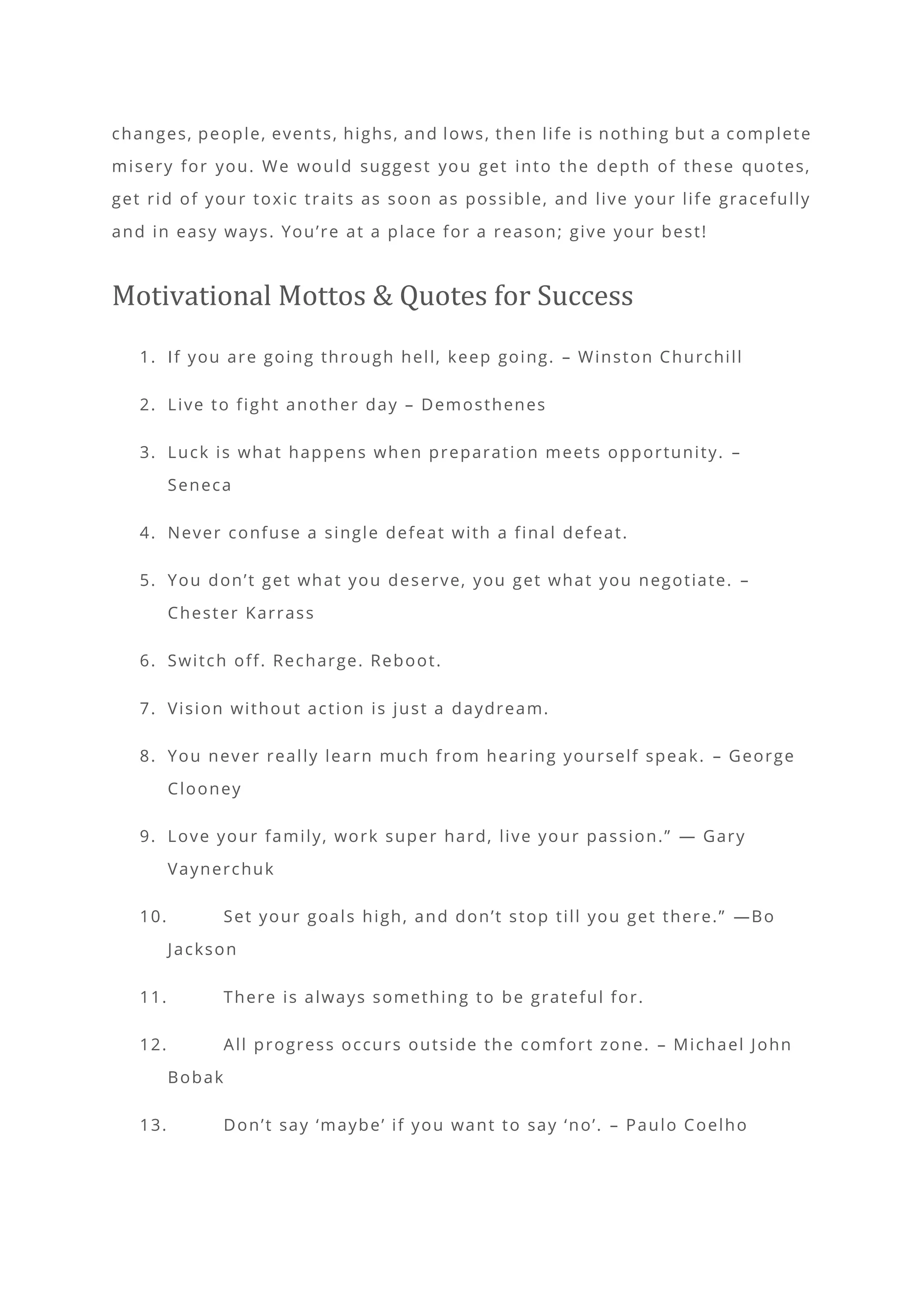 151 inspiring life mottos and quotes to live by | PDF