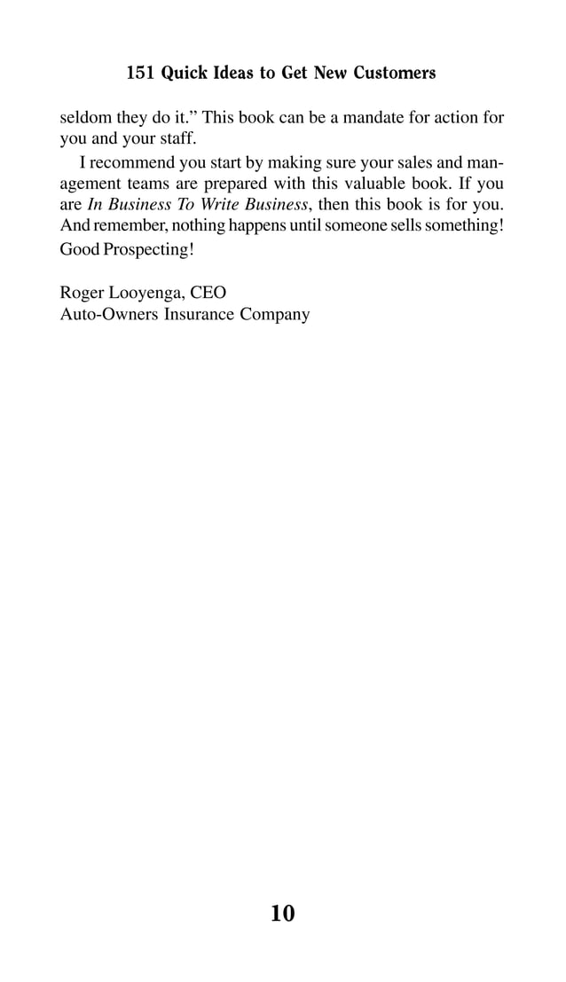 151 quick ideas to get new customers | PDF | Business Administration ...
