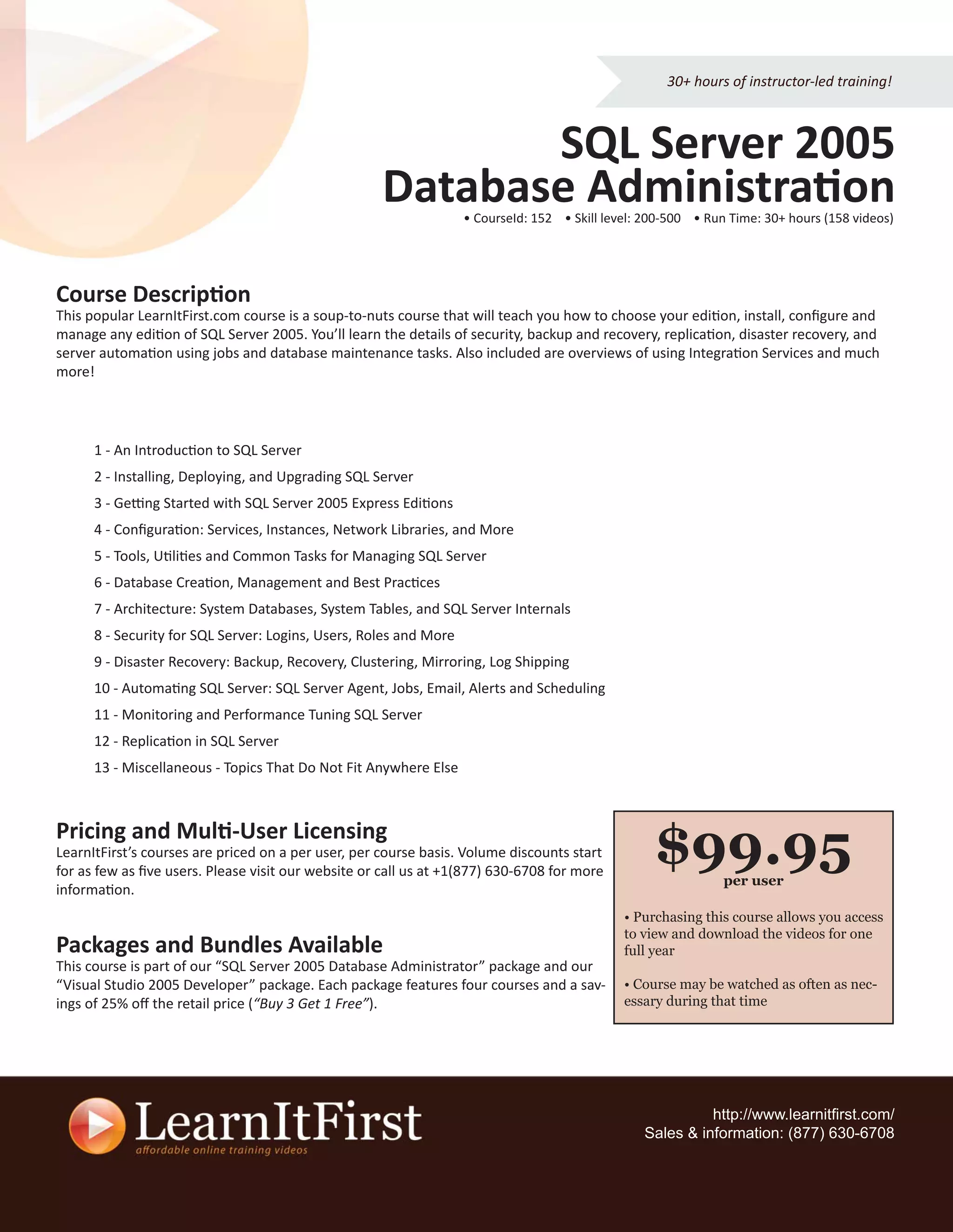 Sql Server 2005 Database Administration Pdf