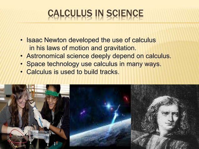 Application of real life in calculus | PPTX | Physics | Science