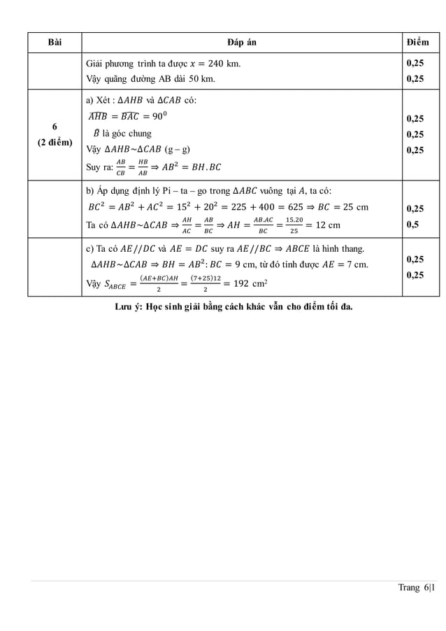 Đề Thi HK2 Toán 8 - THCS - THPT Thạnh An | PDF