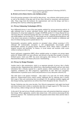 Harnessing AI for Data Privacy through a Multidimensional Framework | PDF