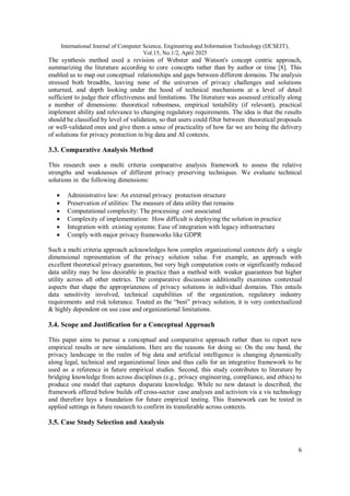 Harnessing AI for Data Privacy through a Multidimensional Framework | PDF