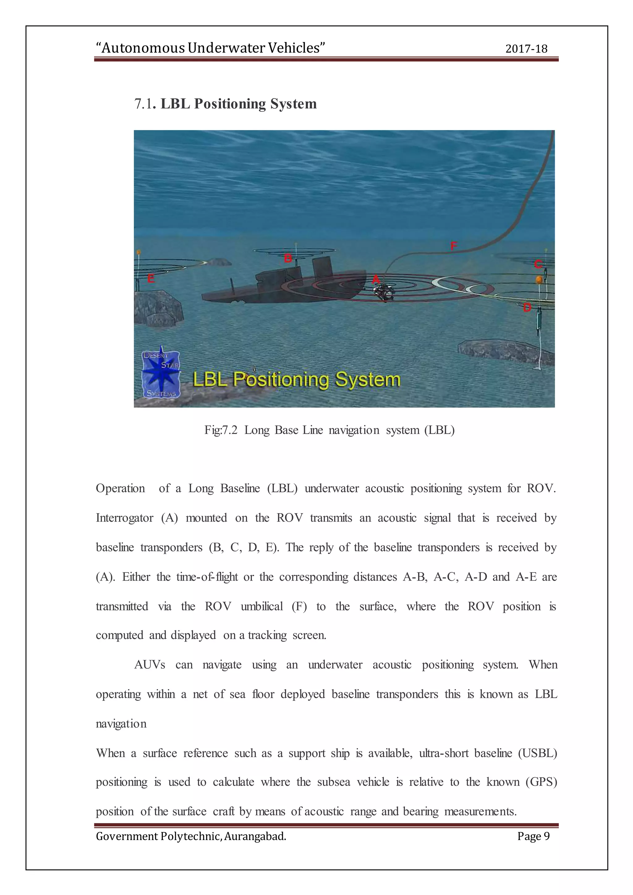 Autonomous underwater vehicles | DOCX